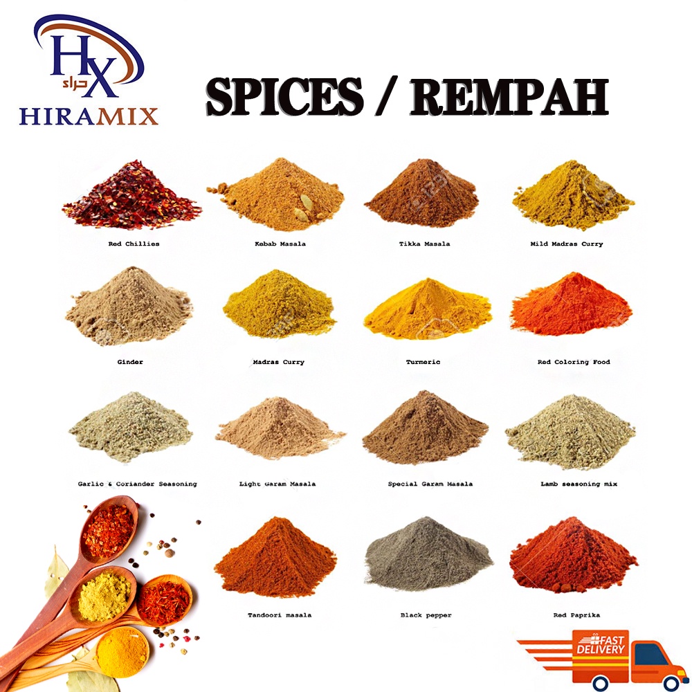 Assorted SPICES POWDERS | Spice Powder |Garlic/bath MIX/SHAWARMA/KABSAH ...