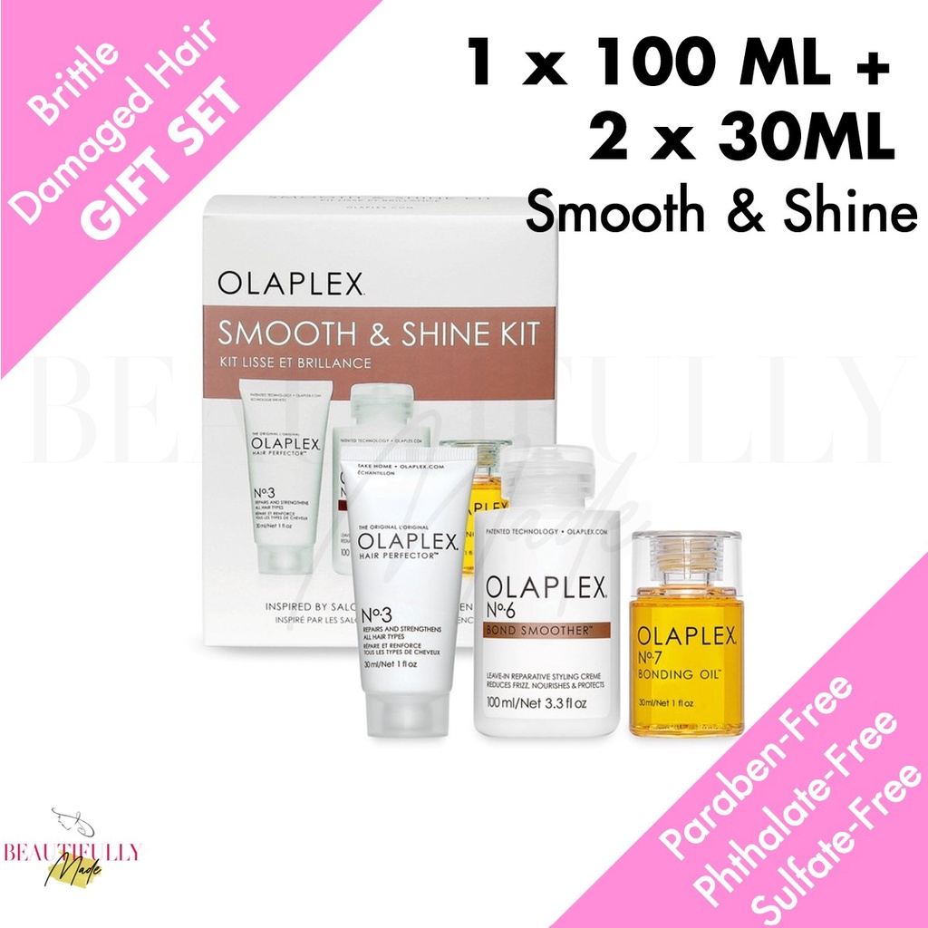 OLAPLEX Smooth & Shine Kit - Includes No.3 Hair Perfector 30ml + No.6 ...