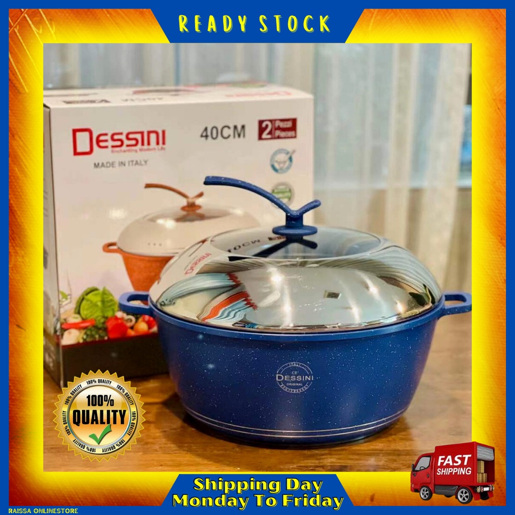 DESSINI Granite Stone Casserole Periuk Rendang Periuk Batu Granite ...