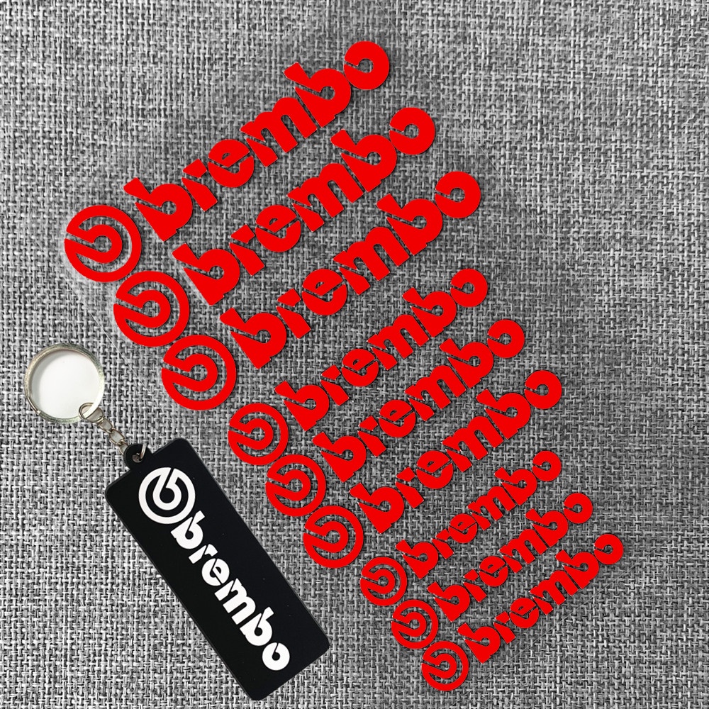 9Pcs Brembo Reflective Sticker Helmet Motocross Decal Italian Flag ...