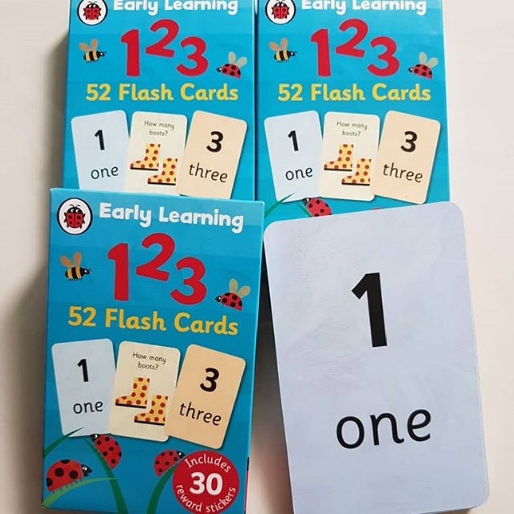 Ladybird Early Learning 123 Children flash cards set 9781409302759 ...