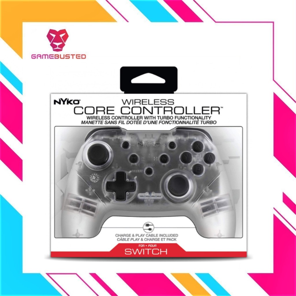 NYKO Nintendo Switch Wireless Core Controller Clear (87260) | Shopee Singapore