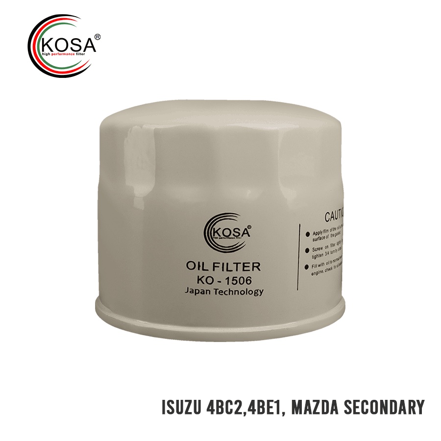 ISUZU 4BC2 4BE1 MAZDA R2 RF C-506 SECONDARY TnC PARTS KOSA OIL FILTER ...