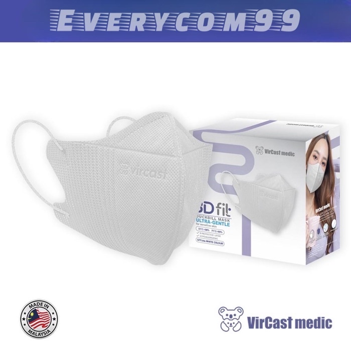 Vircast Medic/Safeco 3D Mask (30pcs/box) | Shopee Singapore