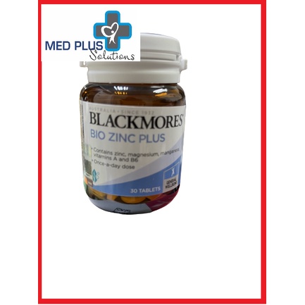 Blackmores Bio Zinc Plus 30's Tablets (Exp: 1/2026) | Shopee Singapore