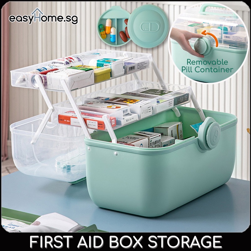 Easyhome.sg First Aid Box Tool Box Medical Box Emergency First aid 8717 ...