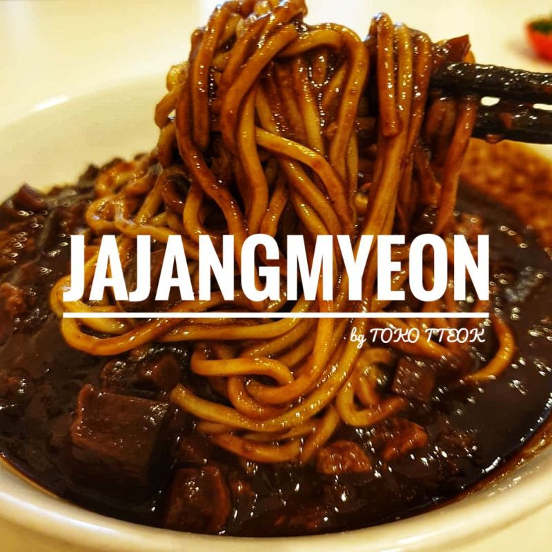JAJANGMYEON INSTANT HALAL TERMANTAP KOREAN BLACK BEAN NOODLE BLACK ...