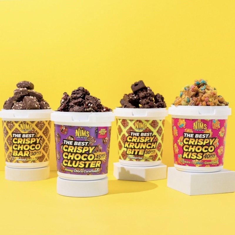 KUIH RAYA NIMS Choco Kiss Choco Bar Choco Cluster Choco Bite | Shopee ...