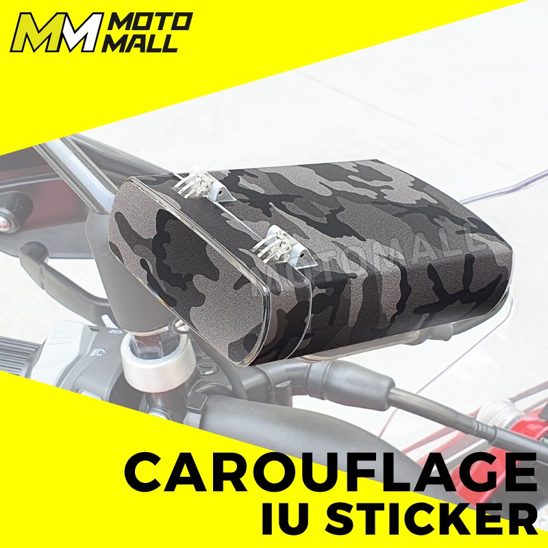 Motorcycle IU Sticker / Decal / Camouflage design / MOTOMALL | Shopee ...