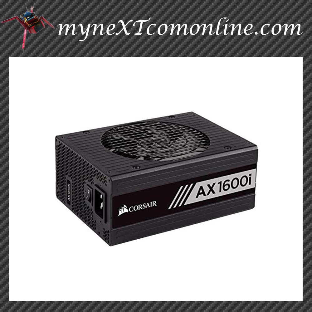 Corsair AX1600i Digital ATX Power Supply — 1600 Watt 80 PLUS® Titanium Fully-Modular PSU ...