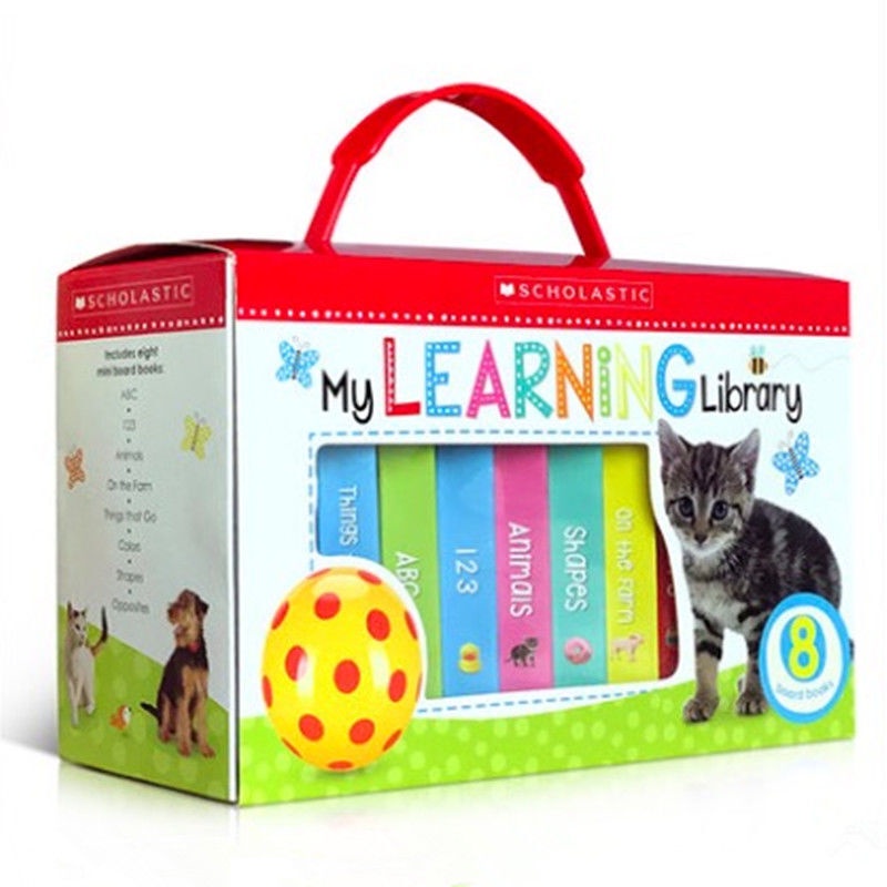 My Learning Library (8 Board Books) | Shopee Singapore