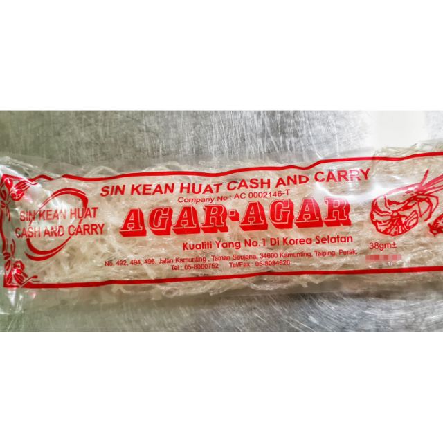Agar-Agar Tali/ Agar-Agar Strips 燕菜条 38g+- | Shopee Singapore