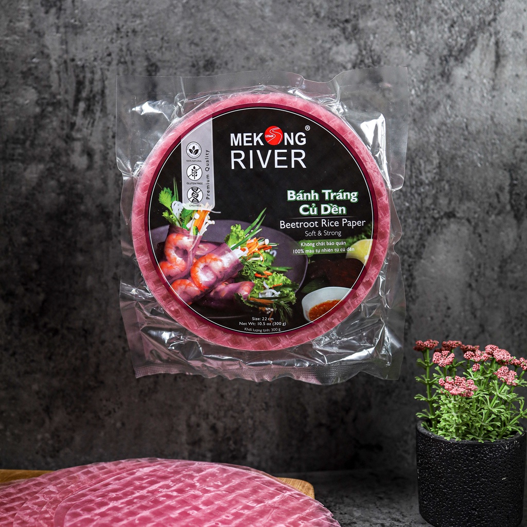 MeKong River Beetroot Rice Paper 22cm | Shopee Singapore
