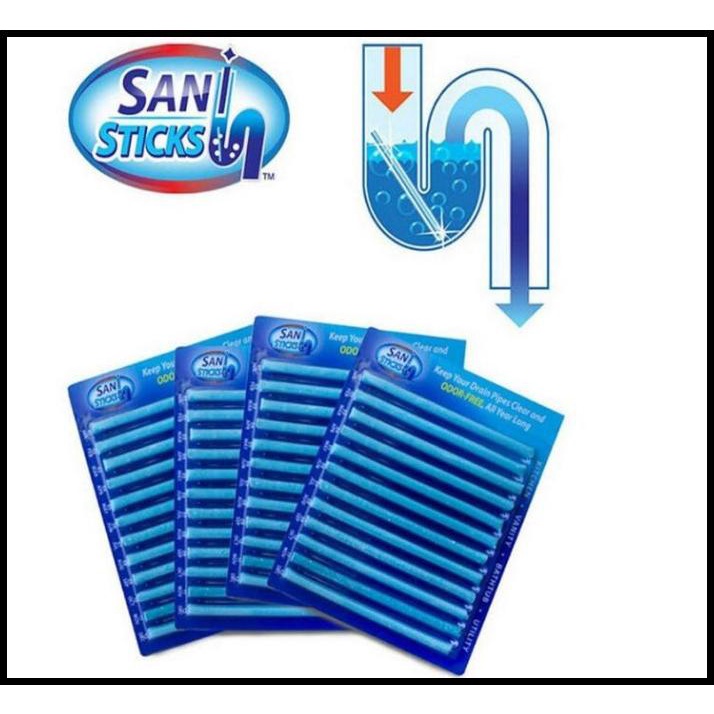 Blue Sticks Sticks Drain Pipeline Sink Cleaning Sticks | Shopee Singapore