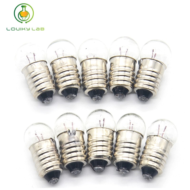 1.5V/2.5V/3.8V E10 Physical Electrical Experiment Miniature Screw Base ...