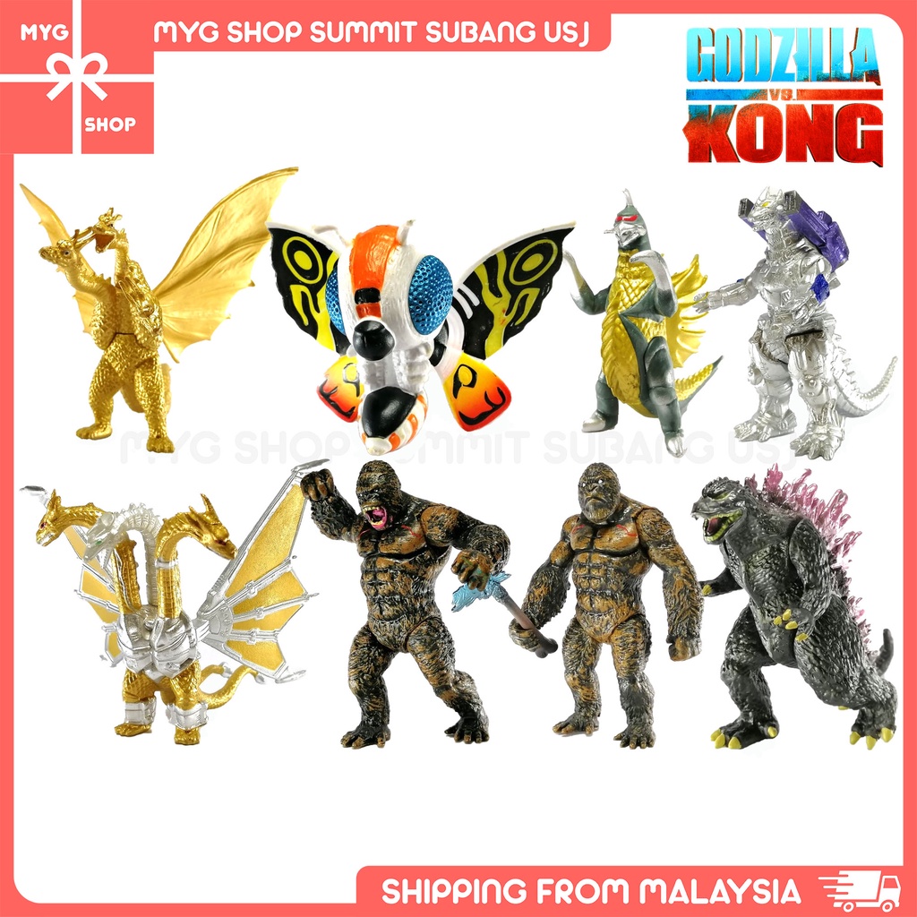 Raksasa Godzilla VS KONG Collection Collectibles Mini Figure Toy Mothra ...