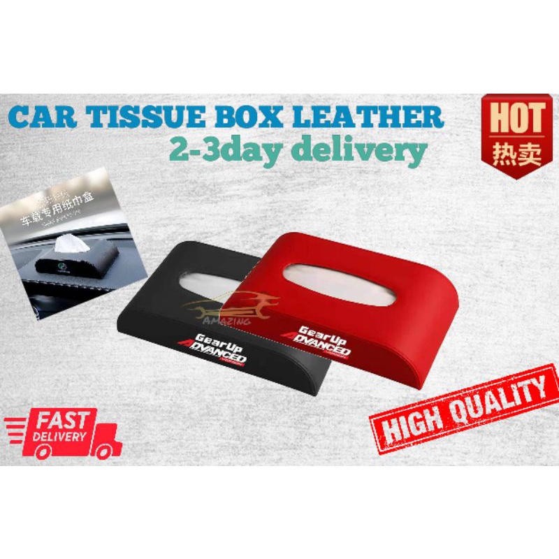 AMAZING PERODUA GEAR UP CAR TISSUE BOX LEATHER ALL PERODUA ALZA AXIA ...