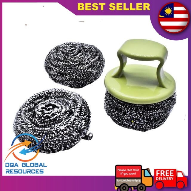 Ganso Steel Wool with Handle 3 in 1 | Shopee Singapore