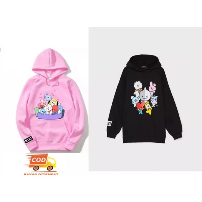 BTS K-POP BT21 Kids Sweater Jacket | Shopee Singapore