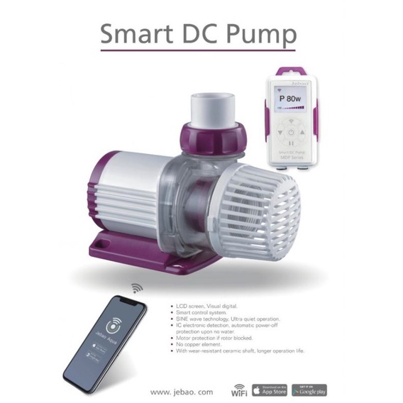 JEBAO MDP SMART DC PUMP WIFI + CONTROLLER BUILD IN | Shopee Singapore