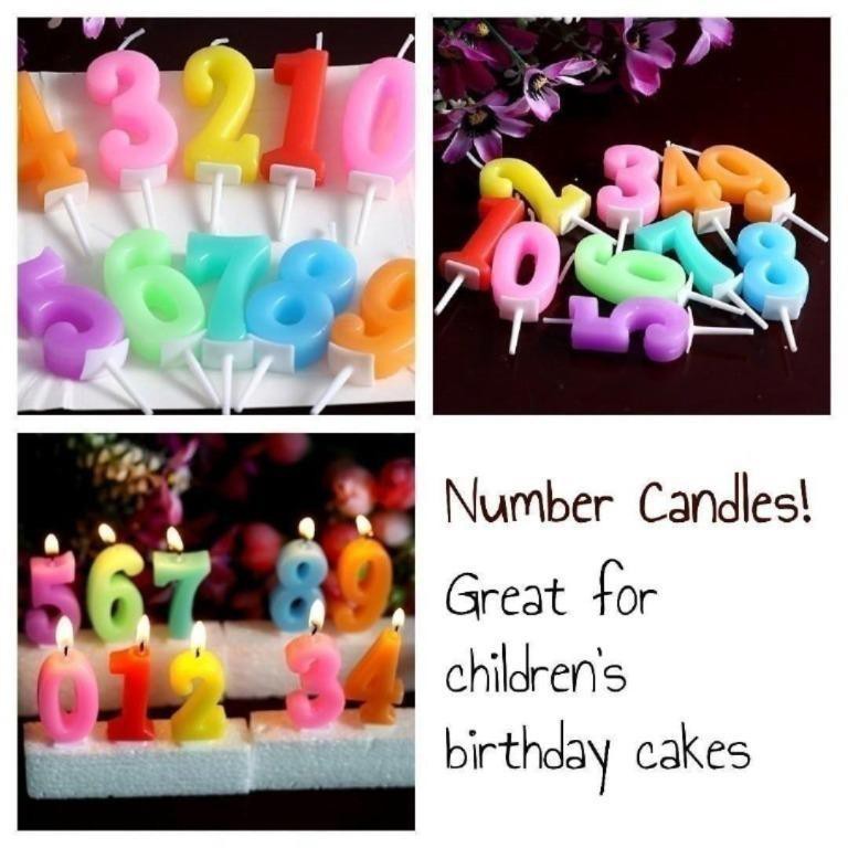 Number Candles | Shopee Singapore
