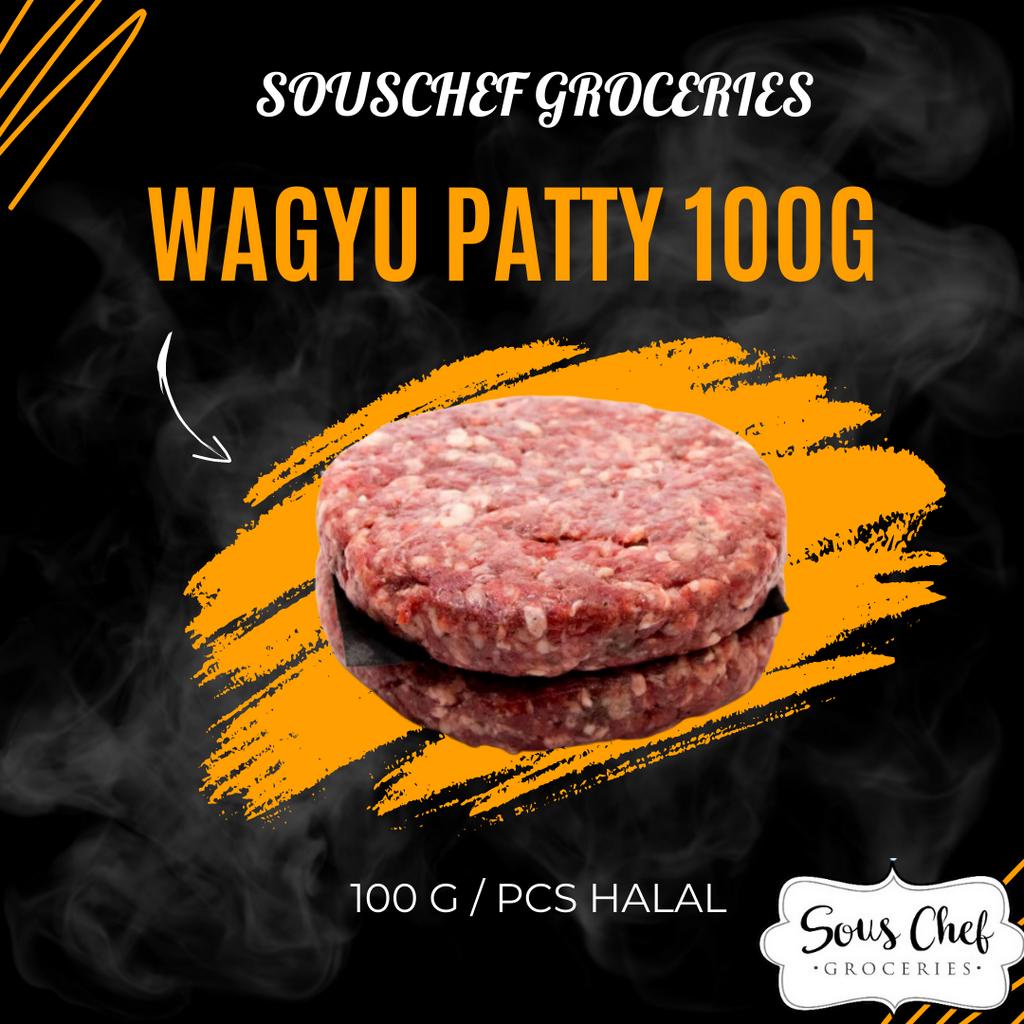 FROZEN WAGYU PATTY 100G / HALAL / FROZEN FOOD / FROZEN WAGYU / BEEF ...