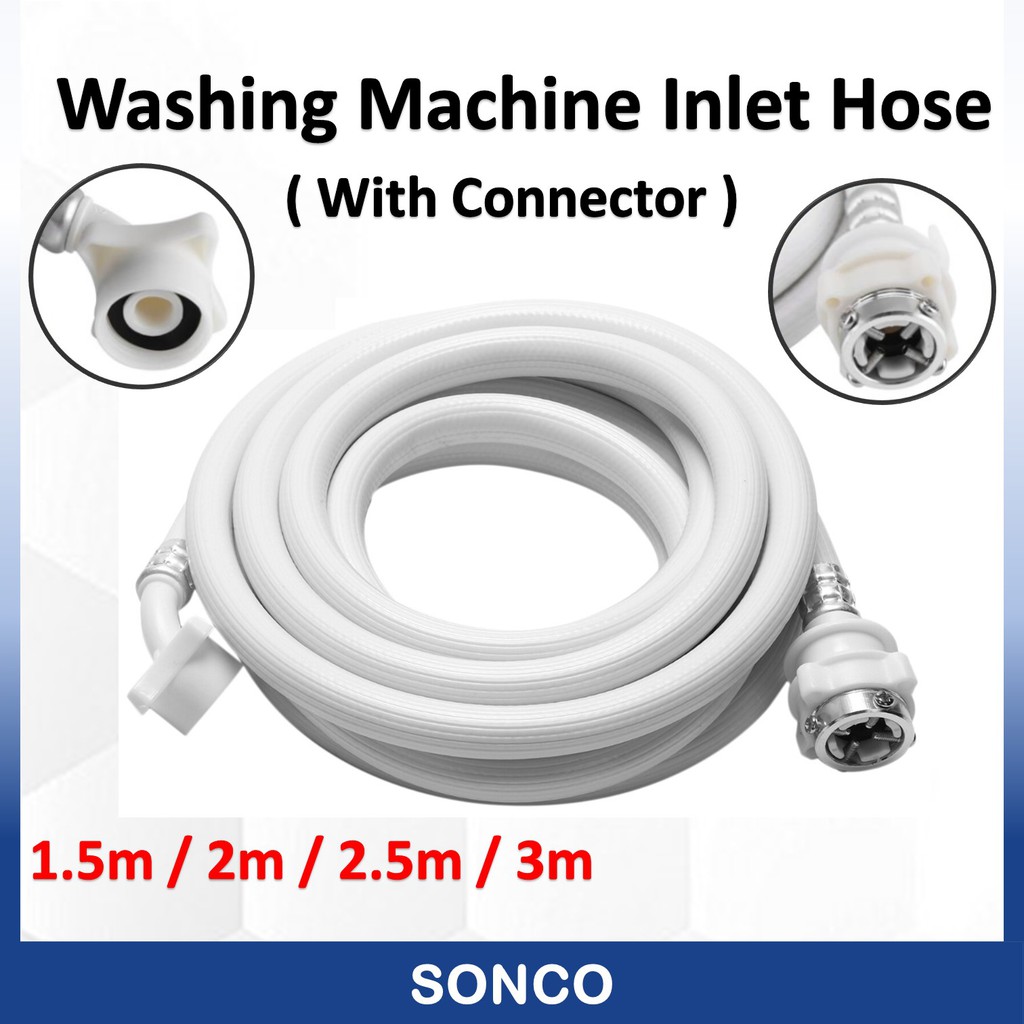 Washing Machine Inlet Hose Pipe Paip Complete Set With AB Joint/Fully ...