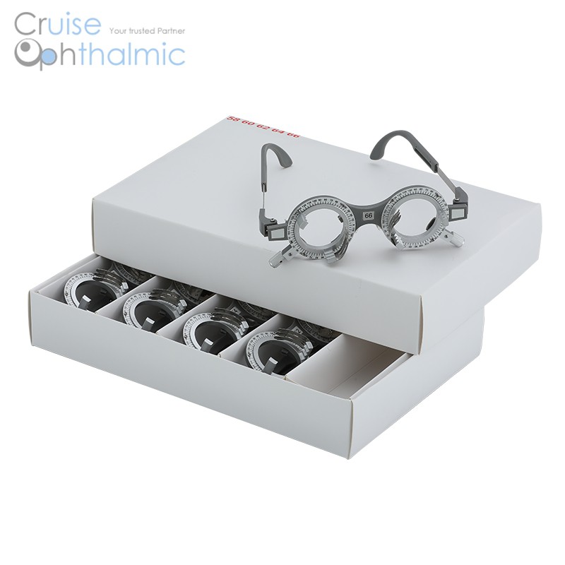 PDs 58-66mm/box Optometry Fixed PD Trial Frame Optical Trial Lens Frame ...