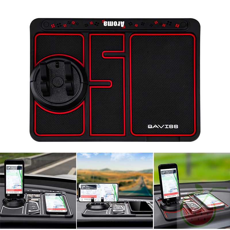 FAST Non-Slip Phone Pad for Car 4-in-1 Flexible Dash Board Mat with ...