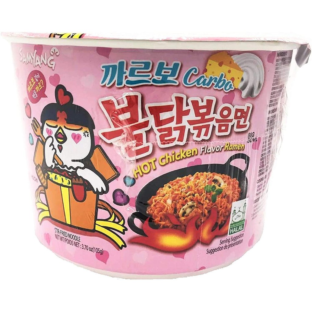 [korea] Samyang Hot Chicken Flavor Ramen Carbonara Big Bowl 105g