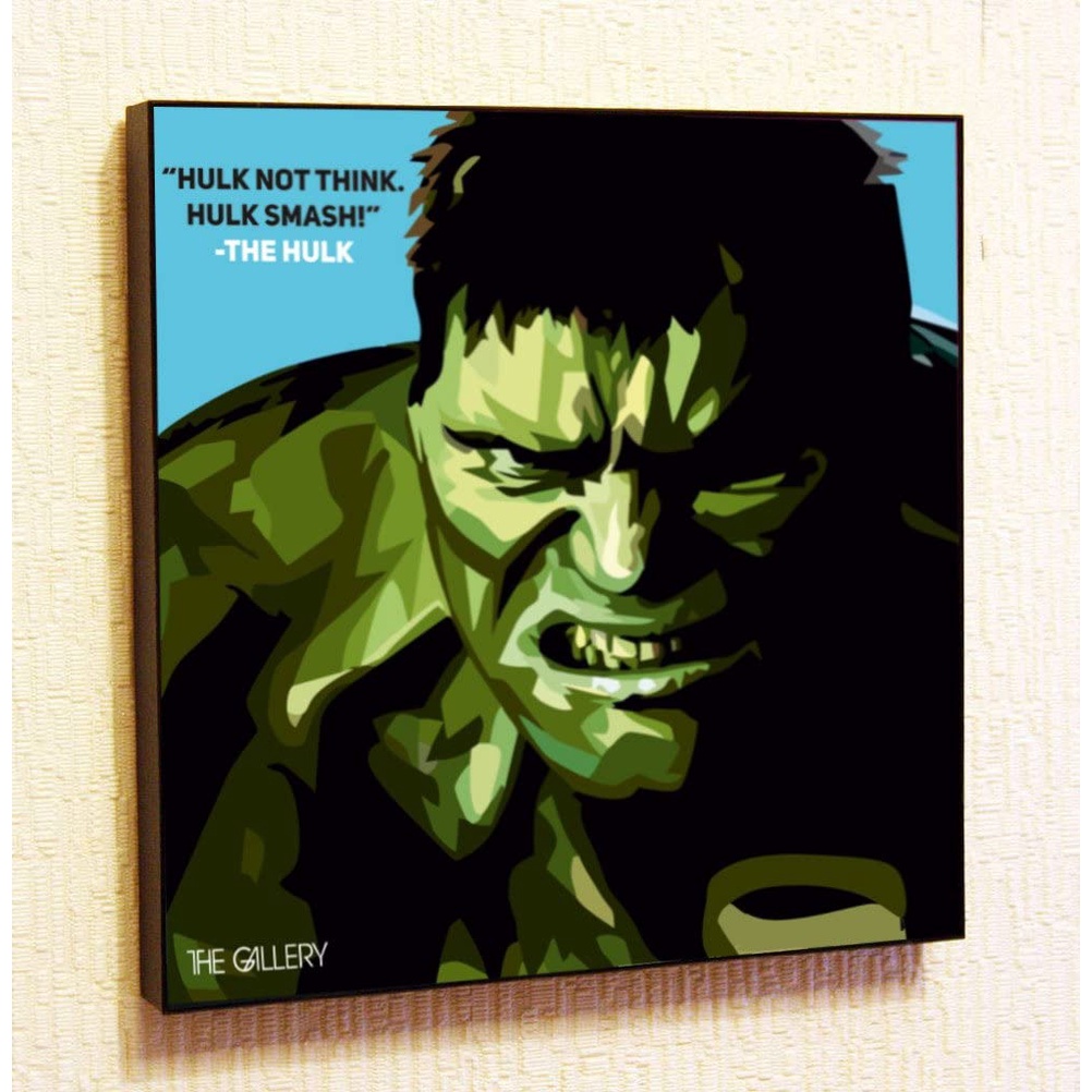 Hulk Marvel DC Comics Super Hero Motivational Quotes Wall Decals Pop ...