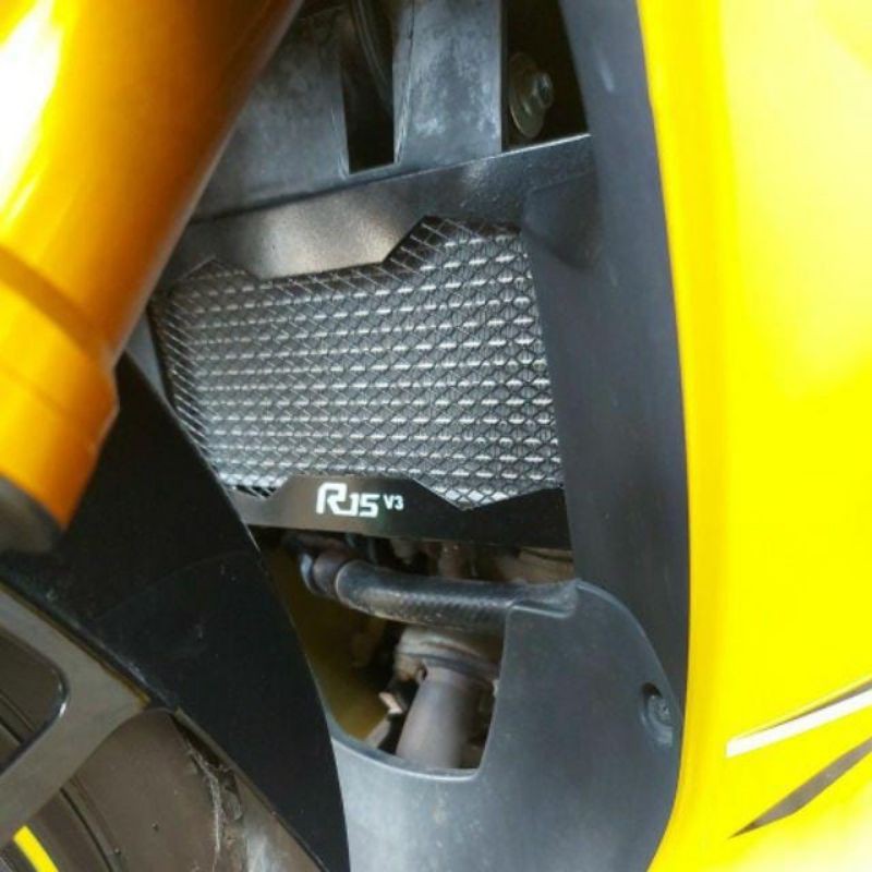 Yamaha r15 v3 radiator Cover, new r15 radiator Cover/protector | Shopee ...