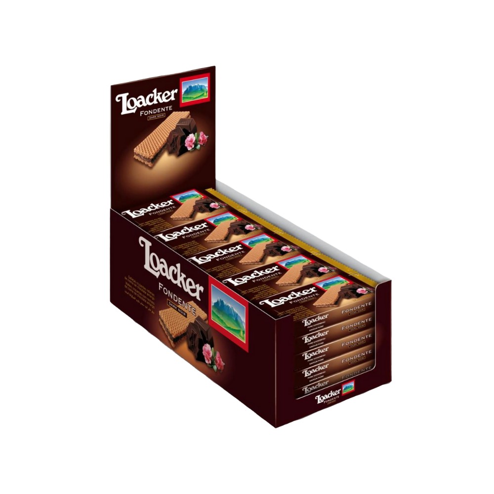 Loacker Dark Chocolate Wafer Pack (37g x 25 Packs) | Shopee Singapore