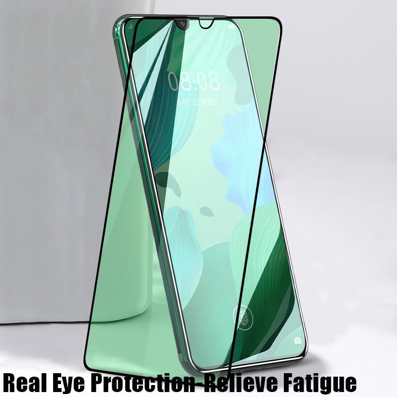 Eye Protection Green Light Tempered Glass Full Glue Cover Screen ...