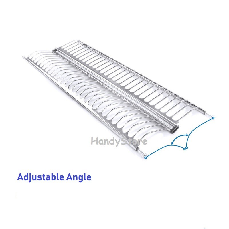 STAINLESS STEEL Dish Rack/ Kitchen Cabinet Dish Drainer | Shopee Singapore