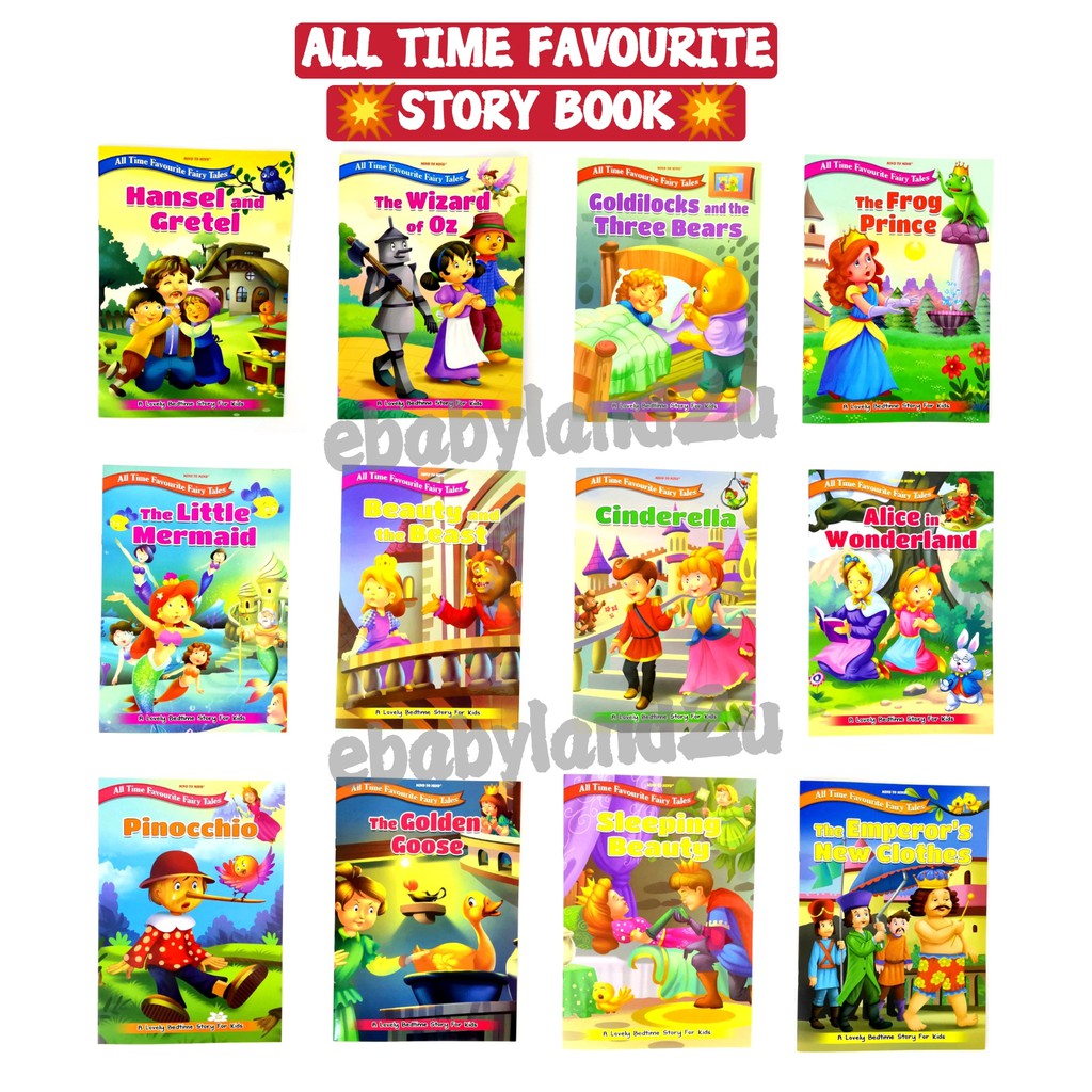 Early Learning Kids Story Book All Time Favourite Fairy Tales Bedtimes ...