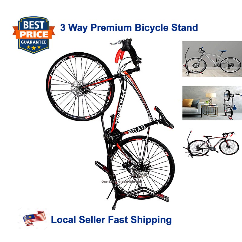 Bicycle Stand Bike Rack Bicycle Rack 3 Point Way Basikal Rak Basikal ...