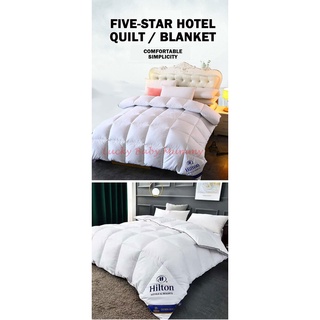 【HILTON Pillow and Quilt】 5 Star Hotel Fabric Mattress / Silk Floss ...