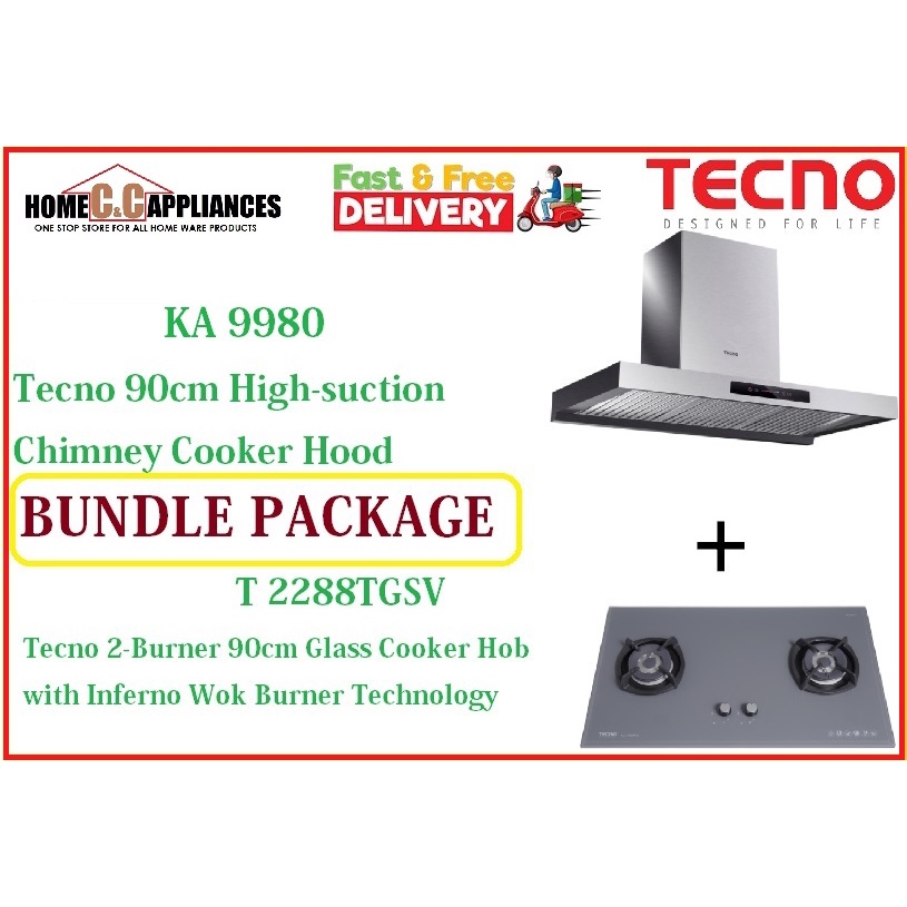 TECNO FOR BUNDLE PACKAGE ( KA 9980 & T 2288TGSV ) | Shopee Singapore