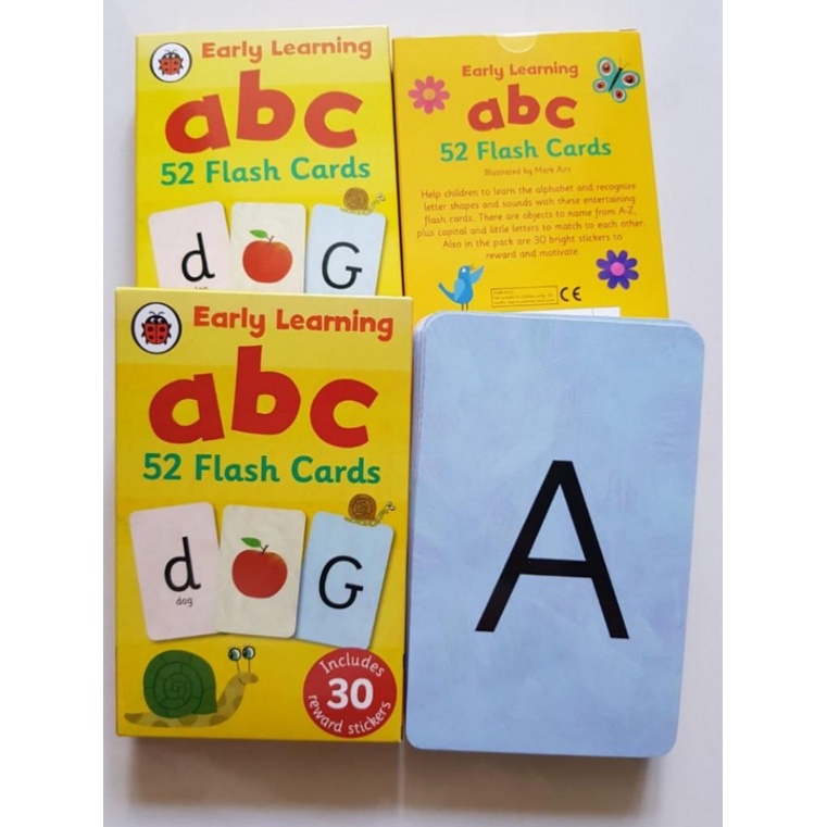 Ladybird Early Learning ABC Flash cards [9781409302742] | Shopee Singapore