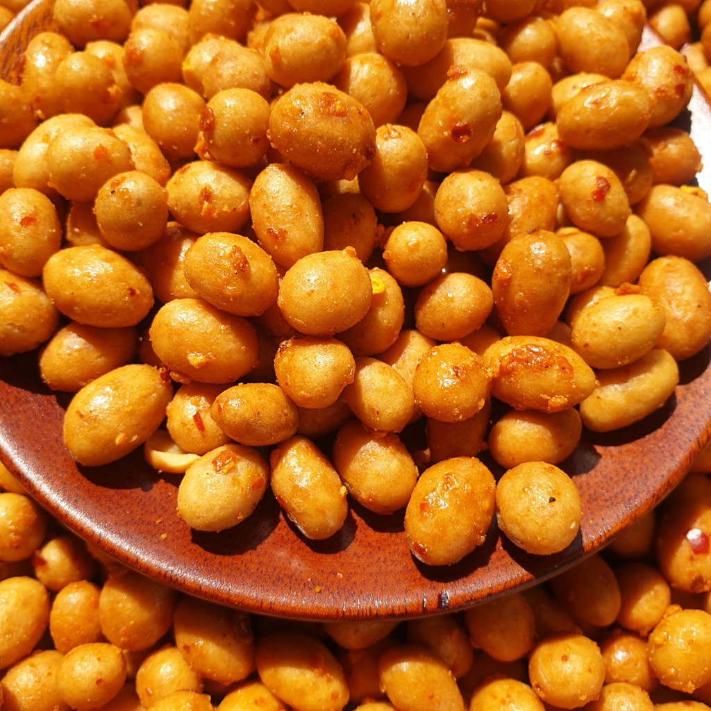 Delicious and crispy fish skin peanuts with garlic and chili 500Gr ...