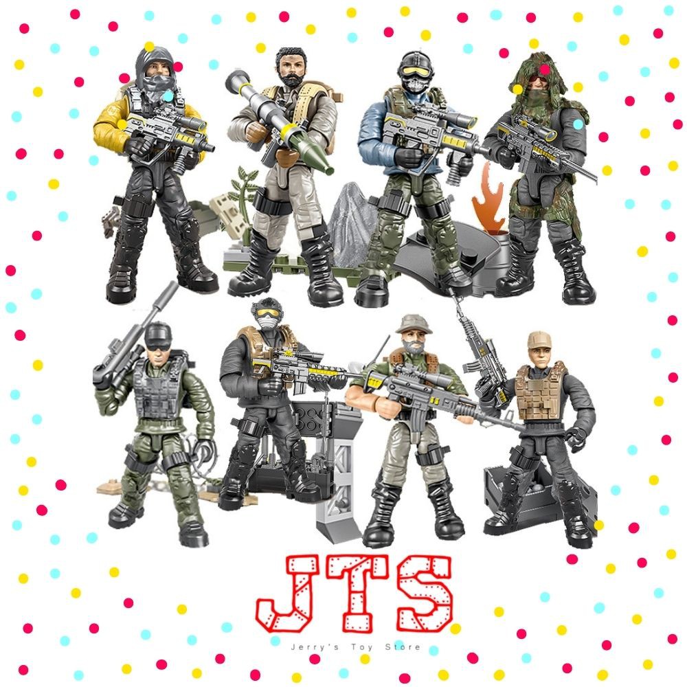 JTS XBLOCK Call of Duty Minifigures XJ-960 BUilding Block Army Military ...