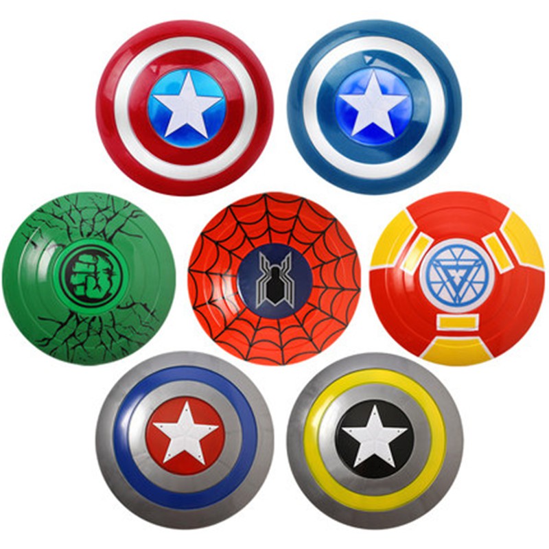 LED Light Sound Avengers Shield Toys Superhero Captain America Hulk ...