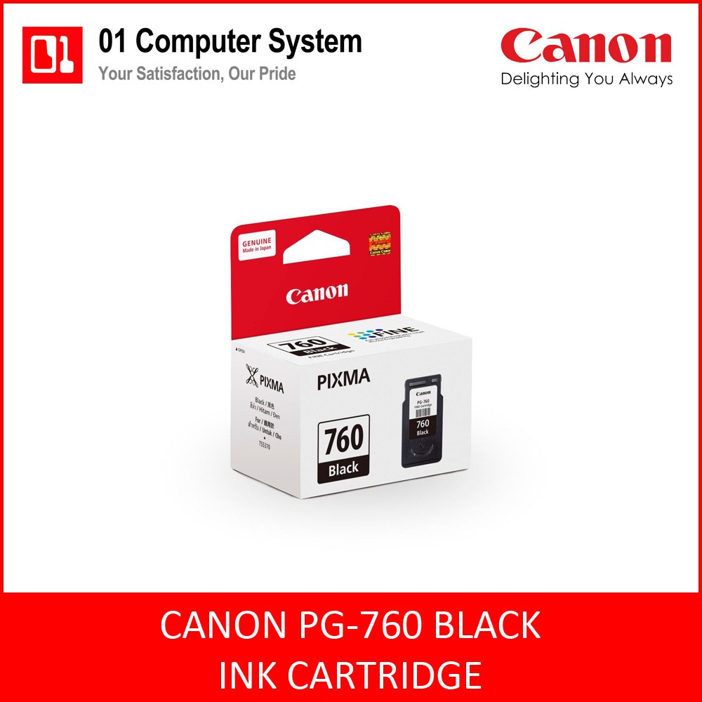 [GENUINE ORIGINAL] CANON PG-760 BLACK / CL-761 COLOR / PG-760XL BLACK ...