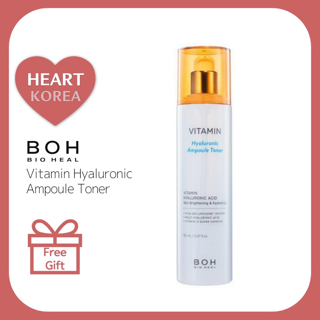 BIO HEAL BOH Vitamin Hyaluronic Ampoule Toner 150mL | Shopee Singapore