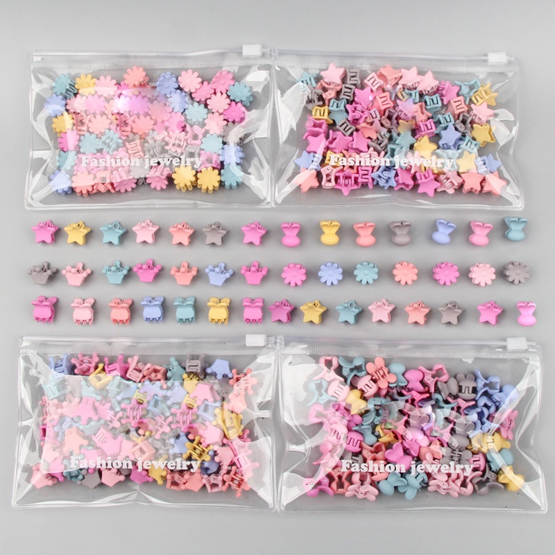 30Pcs Baby Hair Claws Clips For Girls Colorful Hairpin Cartoon Rabbit ...