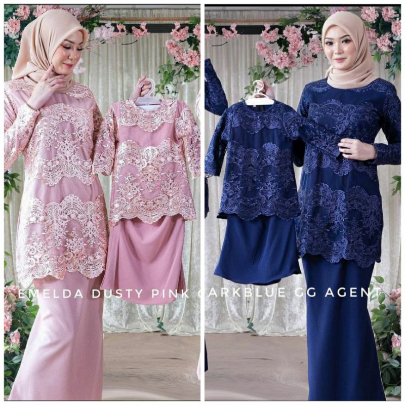 BAJU KURUNG MODERN LACE KANAK KANAK 2-12 tahun BAJU LACE WITH LINING ...