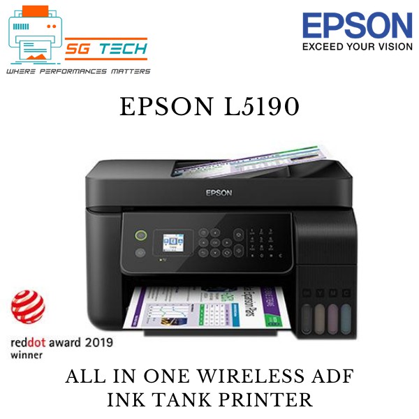 Epson EcoTank L5290 A4 Wi-Fi All-in-One Ink Tank Printer with ADF new ...