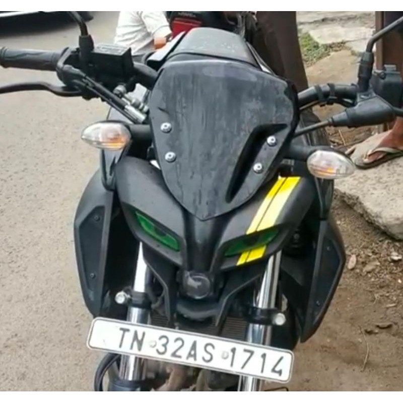 EMS Windshield Yamaha NVX-155/V1/V2 Visor Windscreen Deflector Yamaha ...