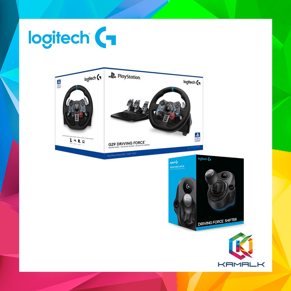 Next Gen Logitech G29 Driving Force Racing Wheel with Force Shifter for ...